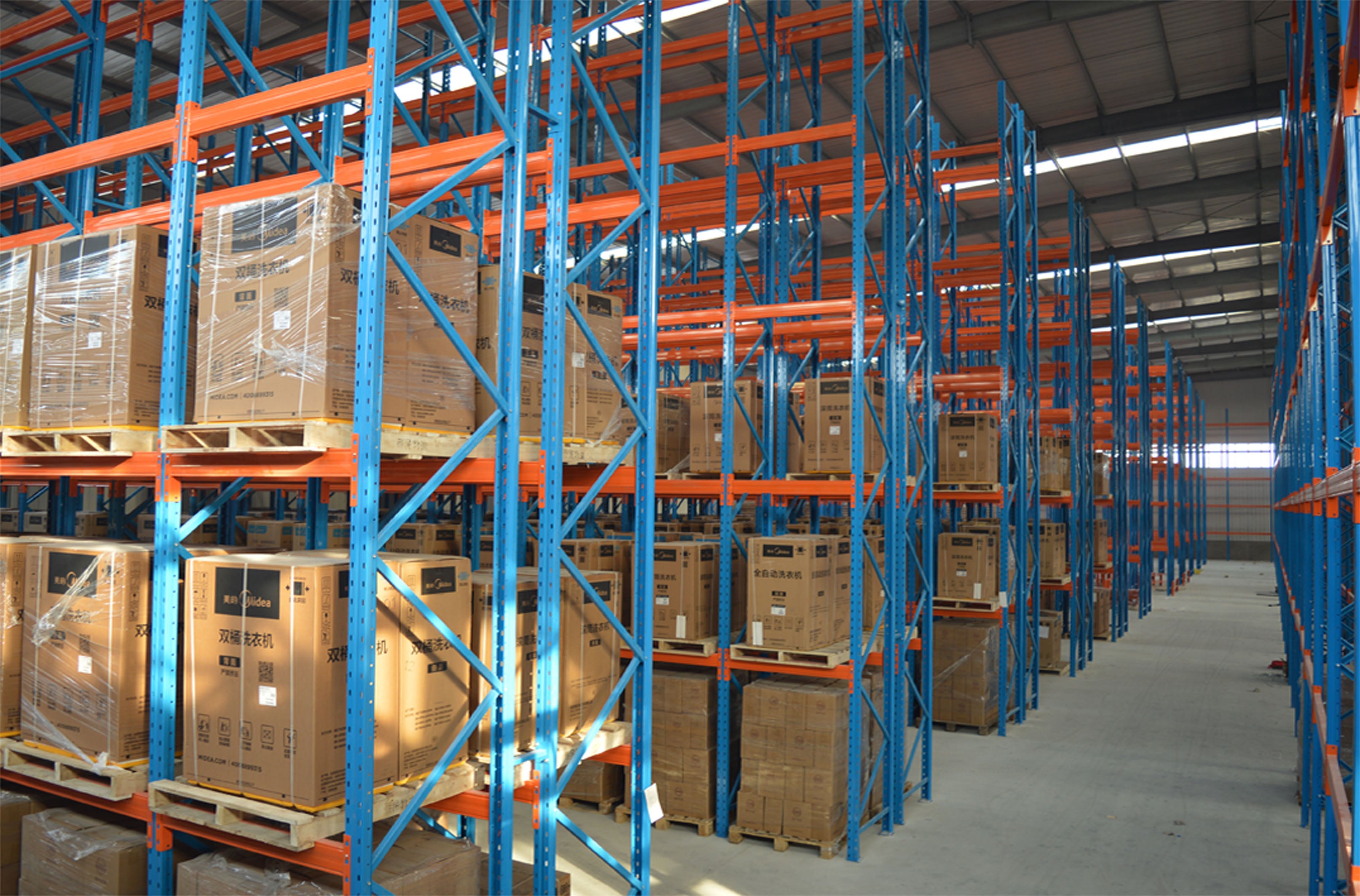 Heavy Duty Beam Pallet Racking - 1-5 Ton/Level Load Capacity, Industri ...